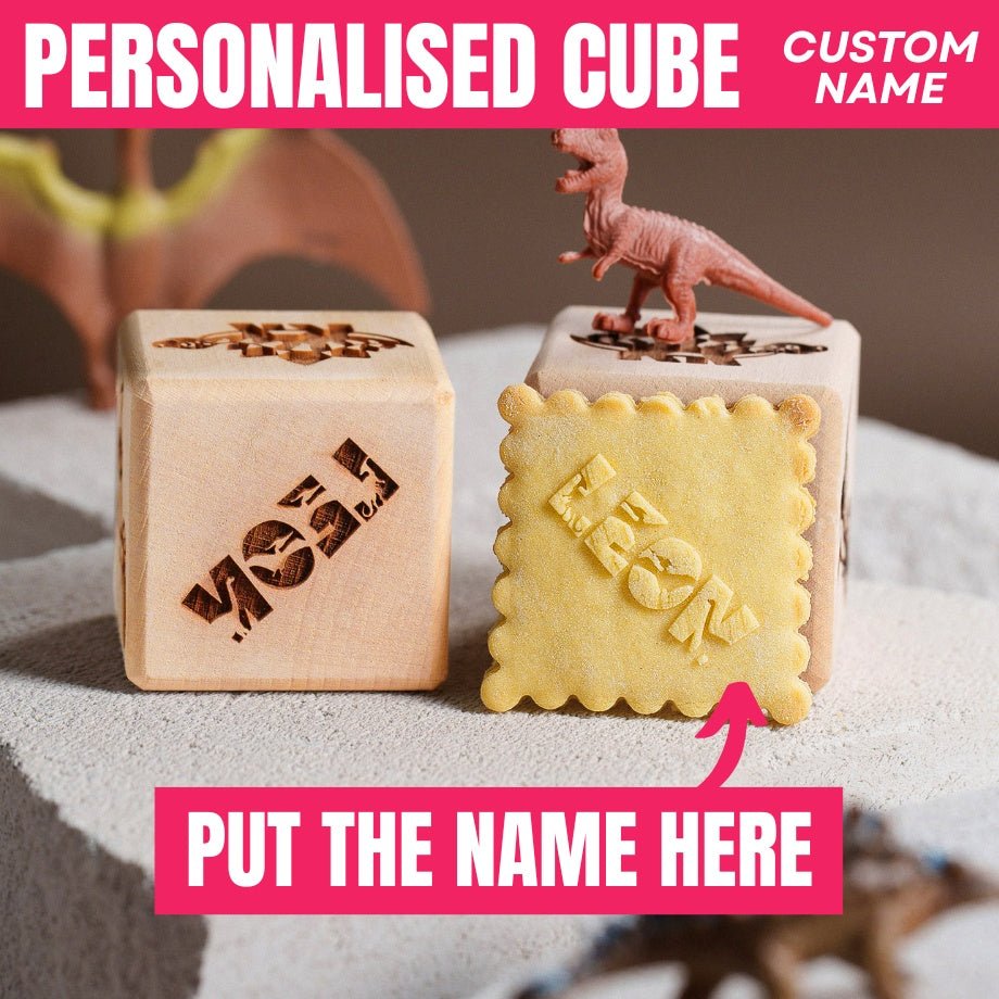 Custom Dino Cookie Cube – Pastrymade