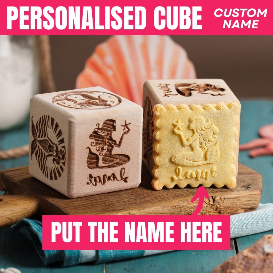 Custom Mermaid Cookie Cube – Pastrymade