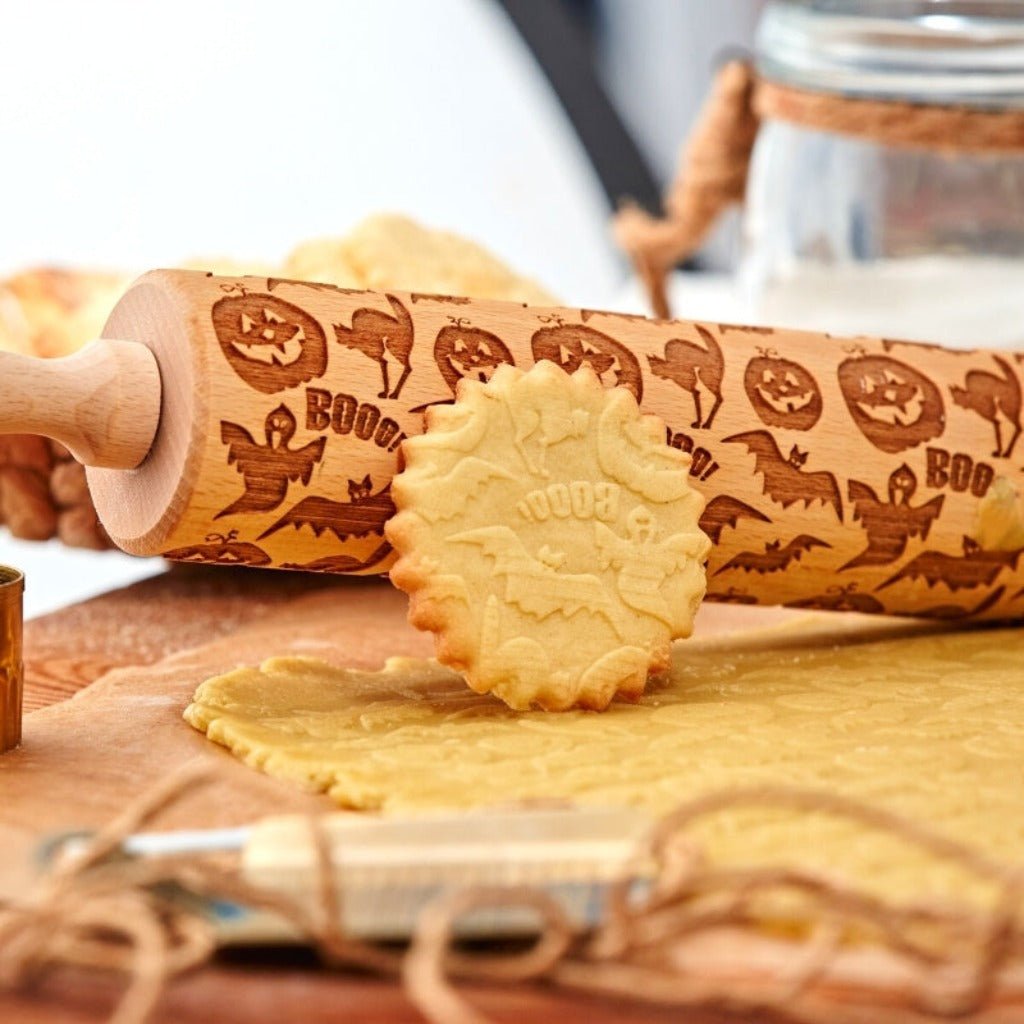 Ghost Embossed Rolling Pin – Pastrymade