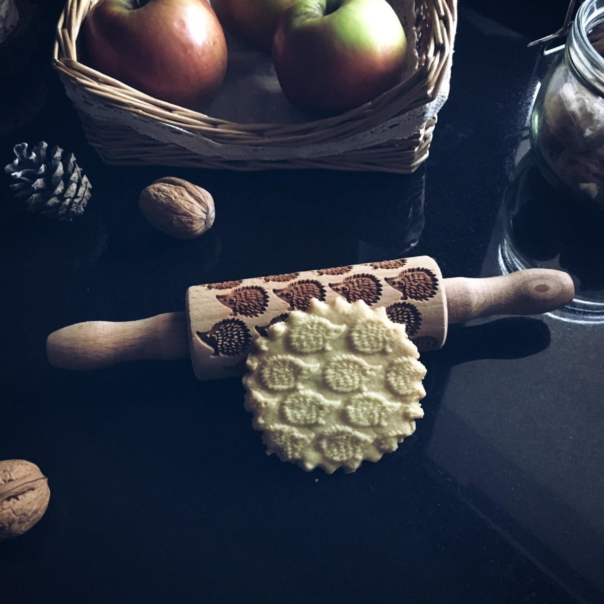 Hedgehog Kids Embossed Rolling Pin – Pastrymade