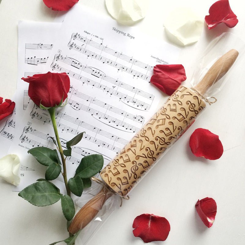 Music Embossed Rolling Pin – Pastrymade