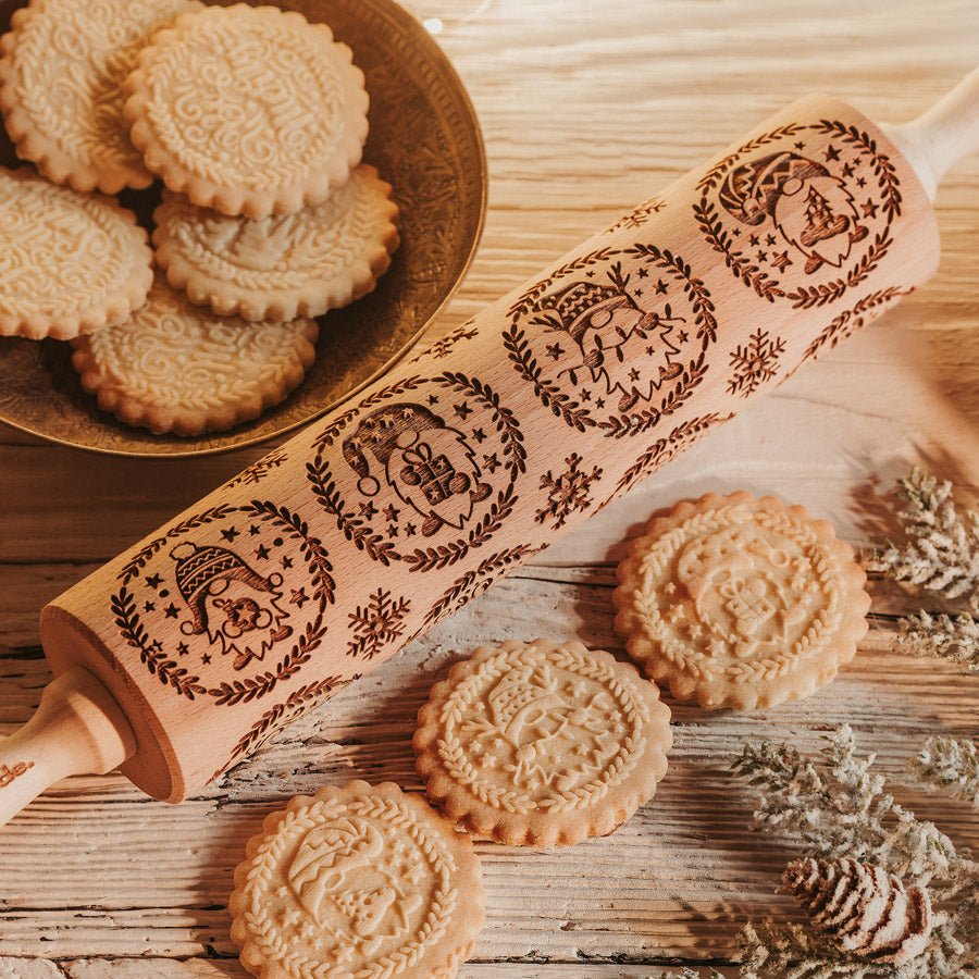 Secret Santa Embossed Rolling Pin – Pastrymade